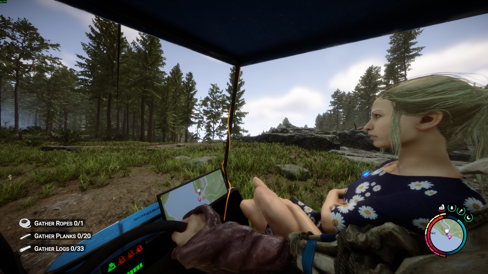 Virginia Golf Cart Passenger - Sons of the Forest Mods