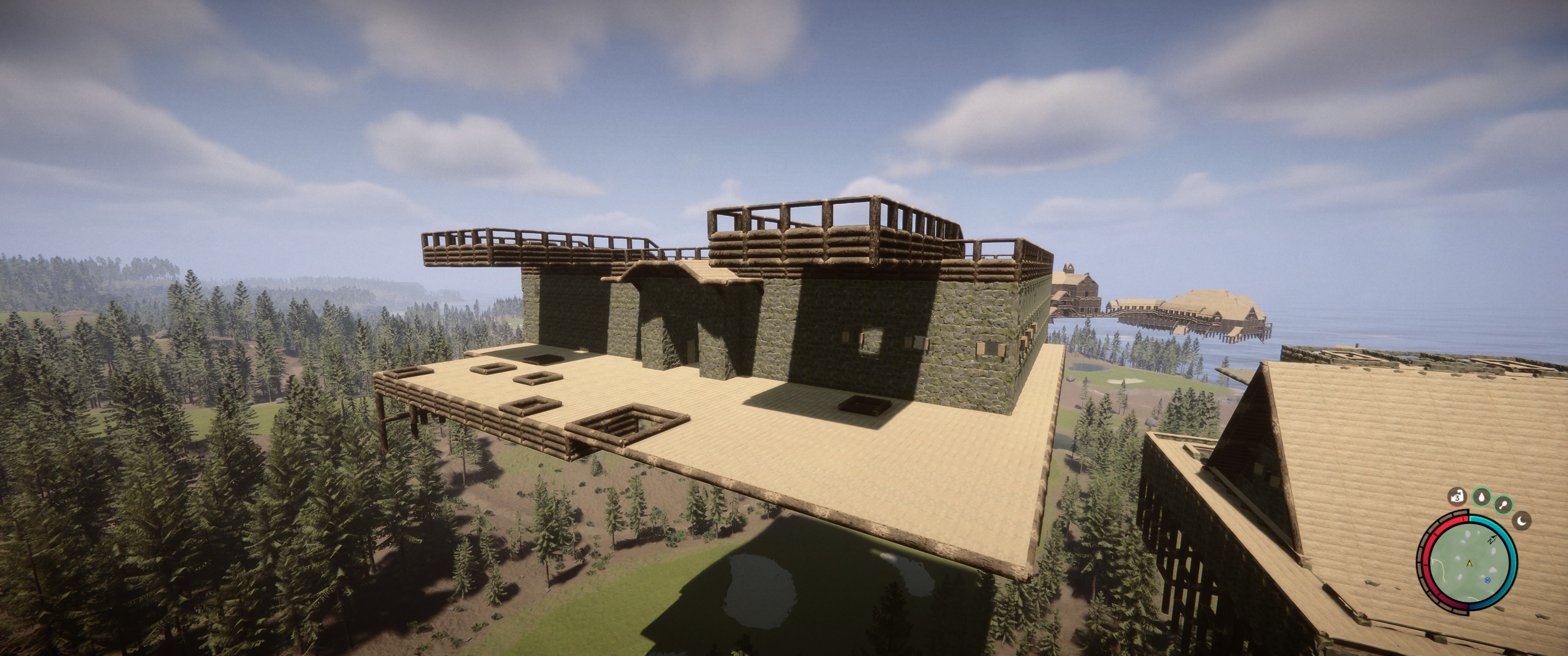 Overhang building - Sons of the Forest Mods